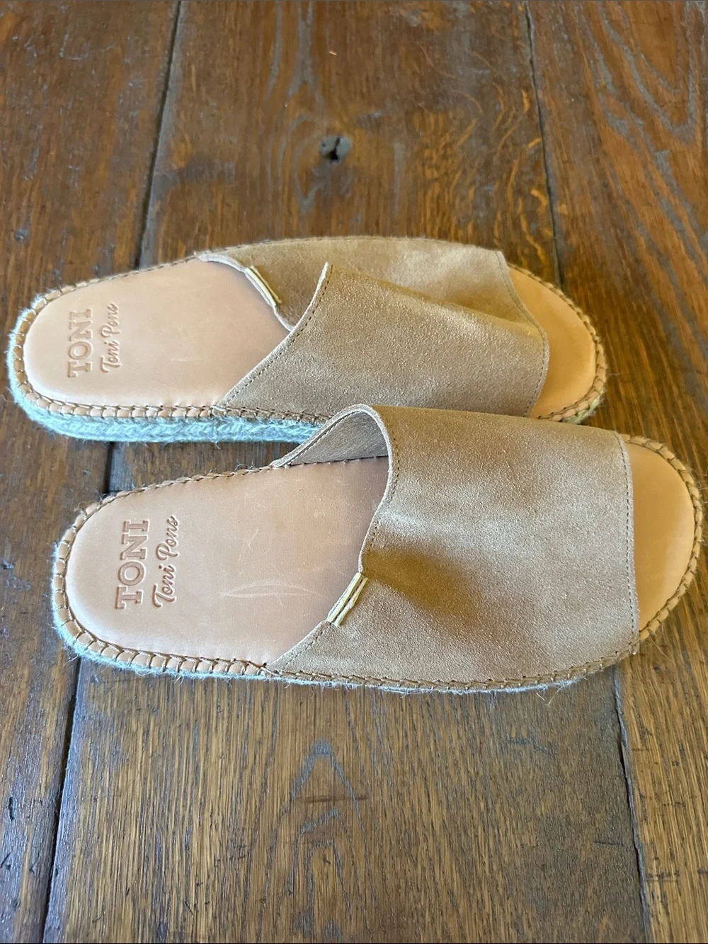 Toni Pons | Shoes | Toni Pons Mens Suede Slide Sandals In Tan | Poshmark
